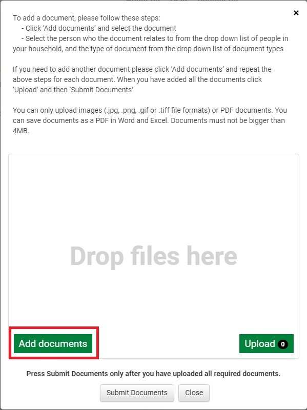 BCP HomeChoice - Uploading Documents